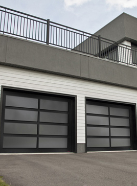 Modern Contemproray Garage Doors- Stain Glass Windows- California ...