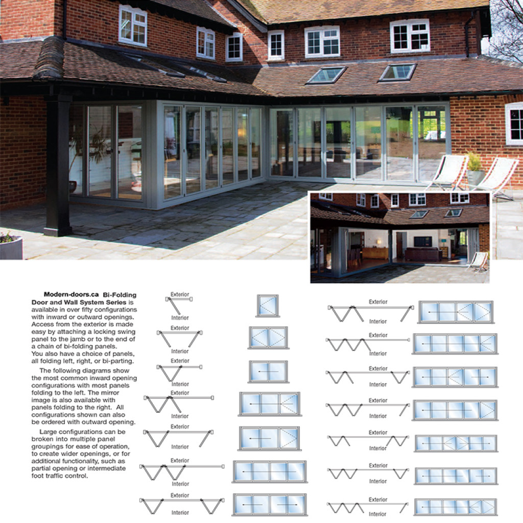 Modern Contemporary Bio-Folding Doors
