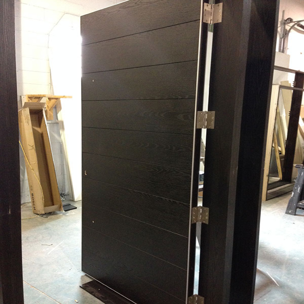 Front Entry Doors- Woodgrain Rustic Modern Front Entry Fiberglass Doors ...