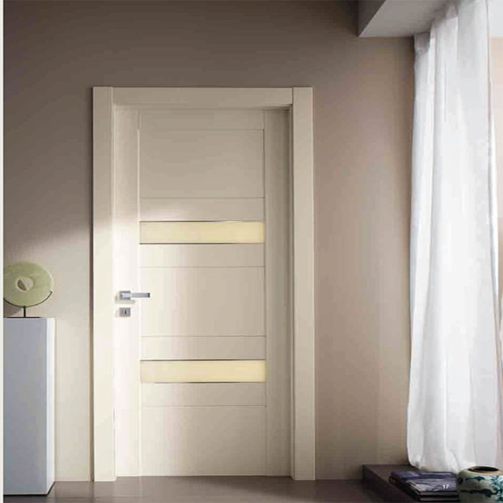 MODERN HINGED DOOR BLEACHED OAK-MODERN INTERIOR ITALIAN DOORS