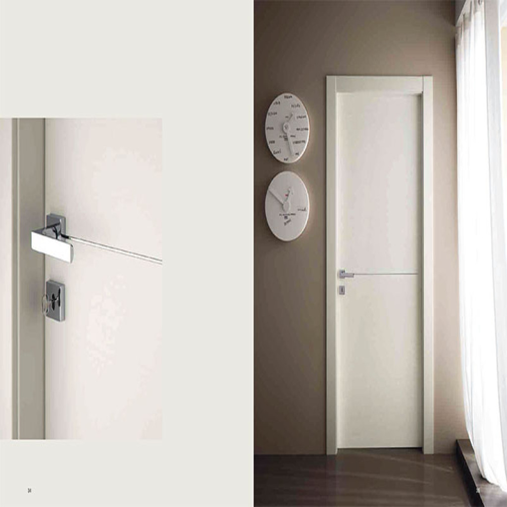MODERN ITALIAN DOOR-MODERN HINGED DOOR WHITE ASH INSTALLED IN ...