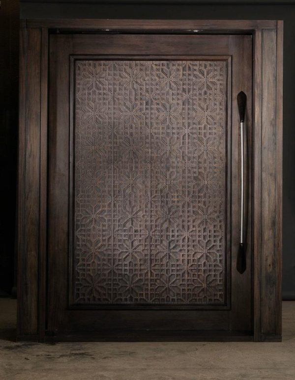 Hand Crafted Art Decor Single Entry Door Oversized Multi Point - Modern ...