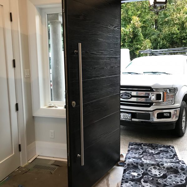 Traditional Two Panel Fibreglass Door Vertical Lines Multi Point ...