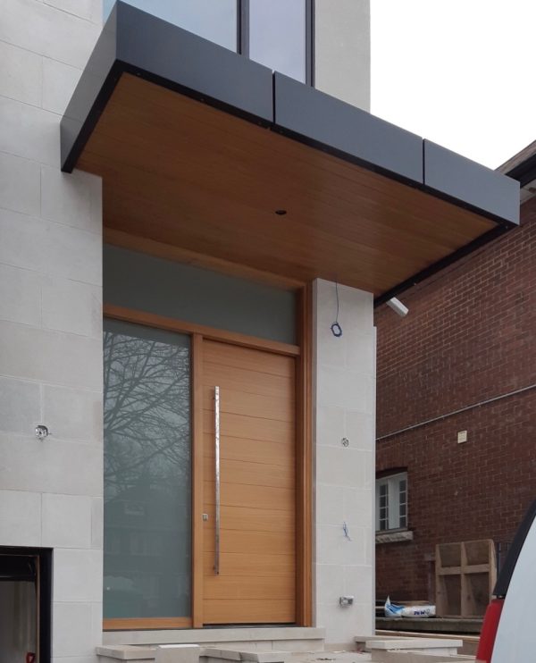 Ultra Modern Front Entry Door With Multipoint Lock And Sidelite ...