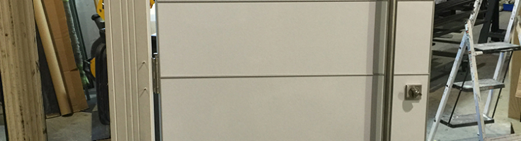 Modern Aluminum Powder Coated Door with Stainless Steel and multi ...