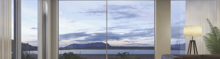 Zero sight line sliding door - Modern Doors