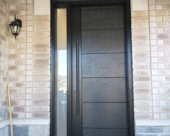 Fiberglass Modern Contemporary Front Entry Doors with multi Point Locks ...