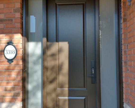 Fiberglass Modern Contemporary Front Entry Doors with multi Point Locks ...