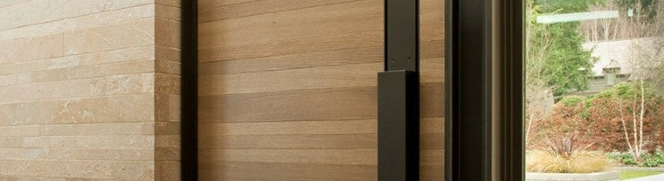 Modern Exterior Euro Style Door Wood Panel - Modern Doors